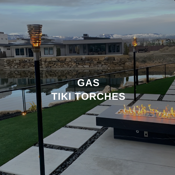 Gas Tiki Torches | Natural Gas & Propane — Modern Blaze
