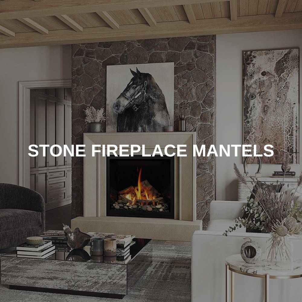 Stone Fireplace Mantels | Stonework Mantel Charm – Modern Blaze