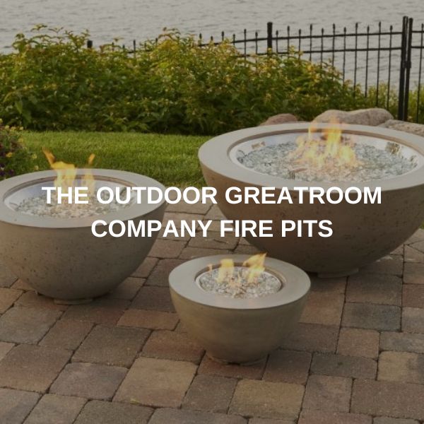 The Outdoor GreatRoom Company Fire Pits — Modern Blaze