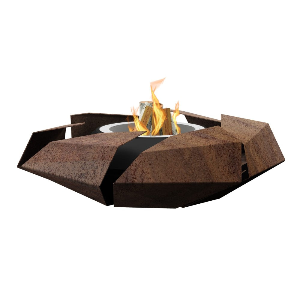 GlammFire Stravaganza Wood Burning Fire Pit – Modern Blaze
