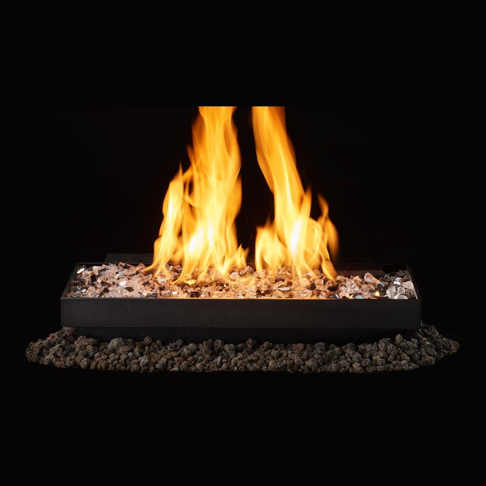 Majestic Contemporary Vented Fire Glass Gas Burner Kit – Modern Blaze
