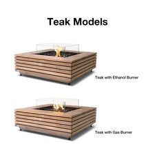 EcoSmart Fire Base 40-Inch Square Fire Pit Table — Modern Blaze