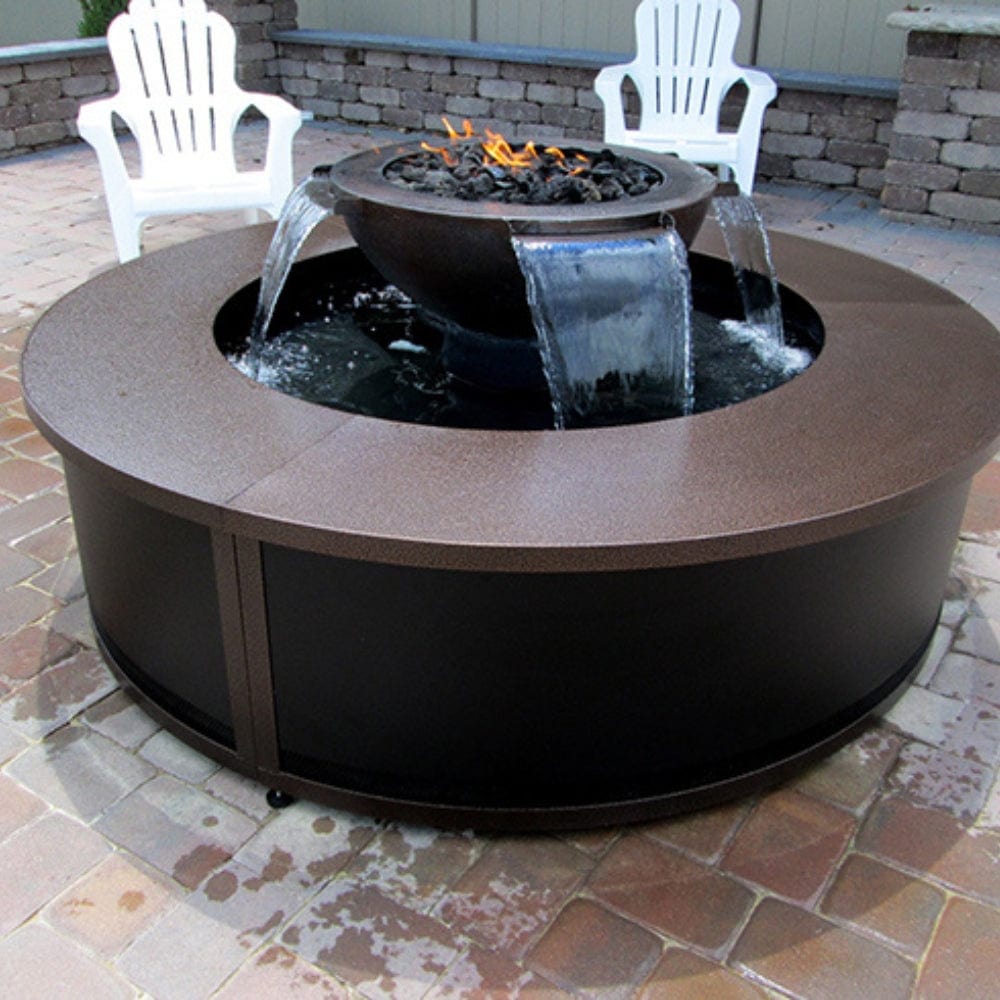 HPC Evolution 360 Copper Gas Fire and Water Bowl — Modern Blaze
