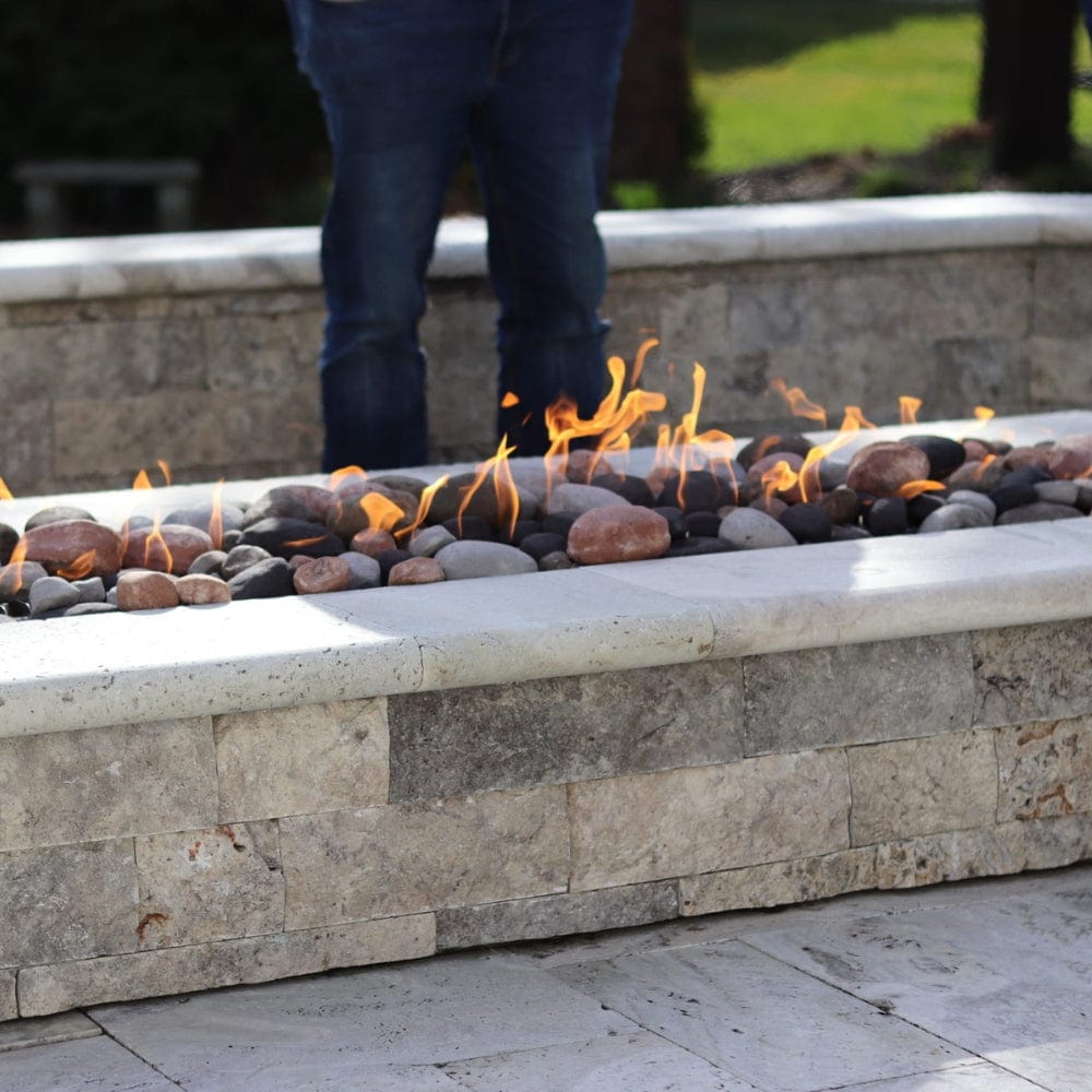 Hpc Linear Trough Match Lit Gas Fire Pit Insert — Modern Blaze