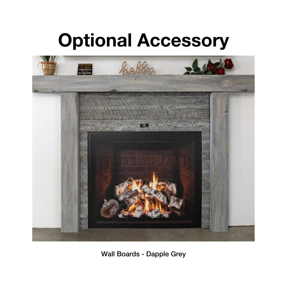 Lexington Hearth Hitching Post Mantel Surround — Modern Blaze