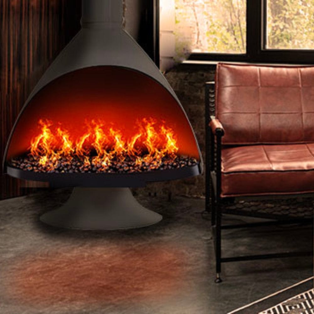Malm Zircon 34-Inch Conical Vapor Fireplace — Modern Blaze