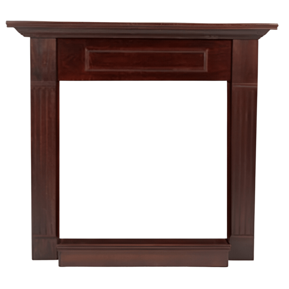 Monessen Wall Cabinet Surround w/ Built-in Hearth – Modern Blaze