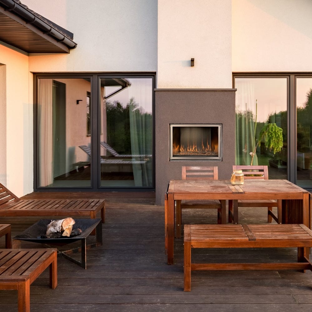 Montigo Divine Ventless Outdoor Gas Fireplace — Modern Blaze