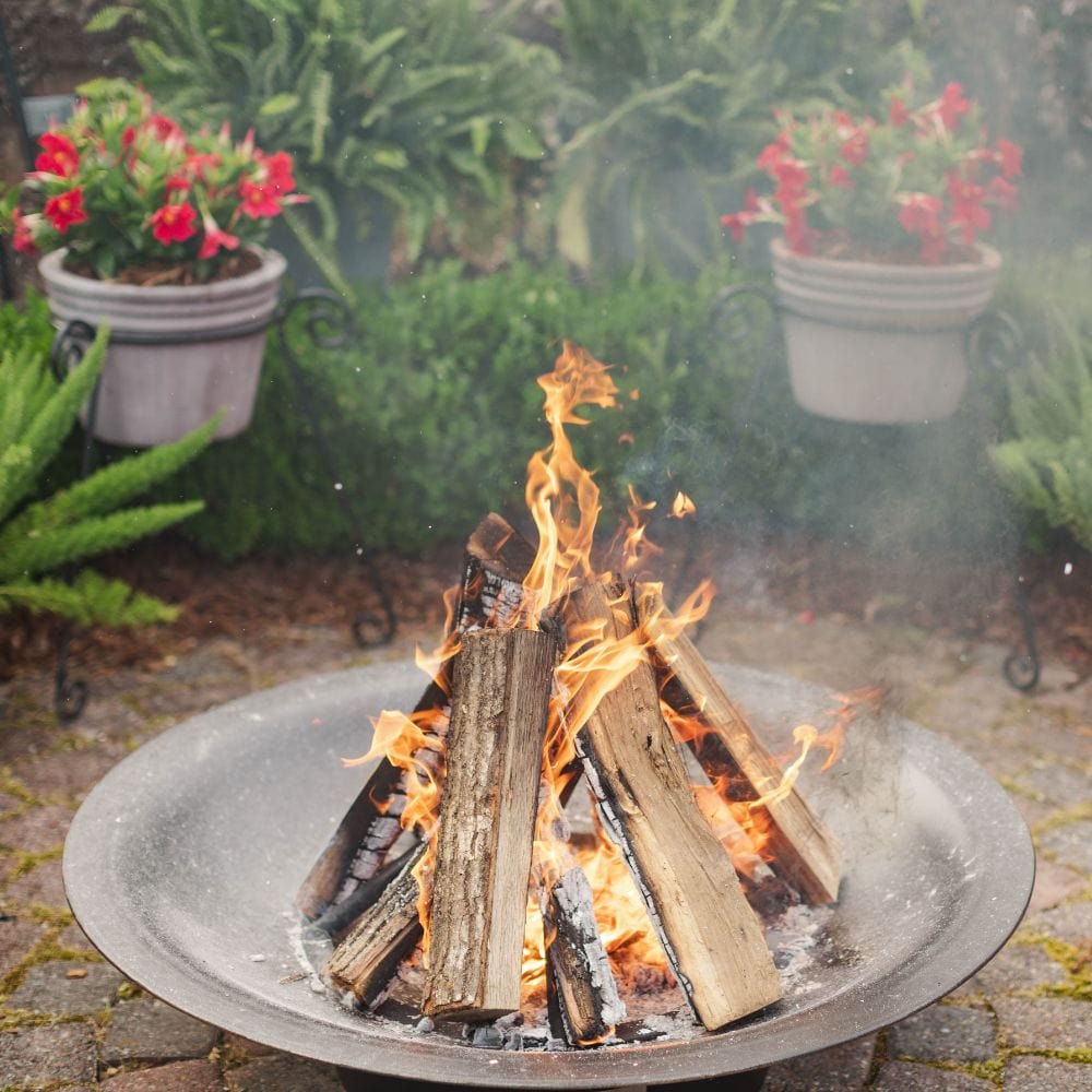 Seasons Fire Pits Flare Round Steel Fire Pit — Modern Blaze