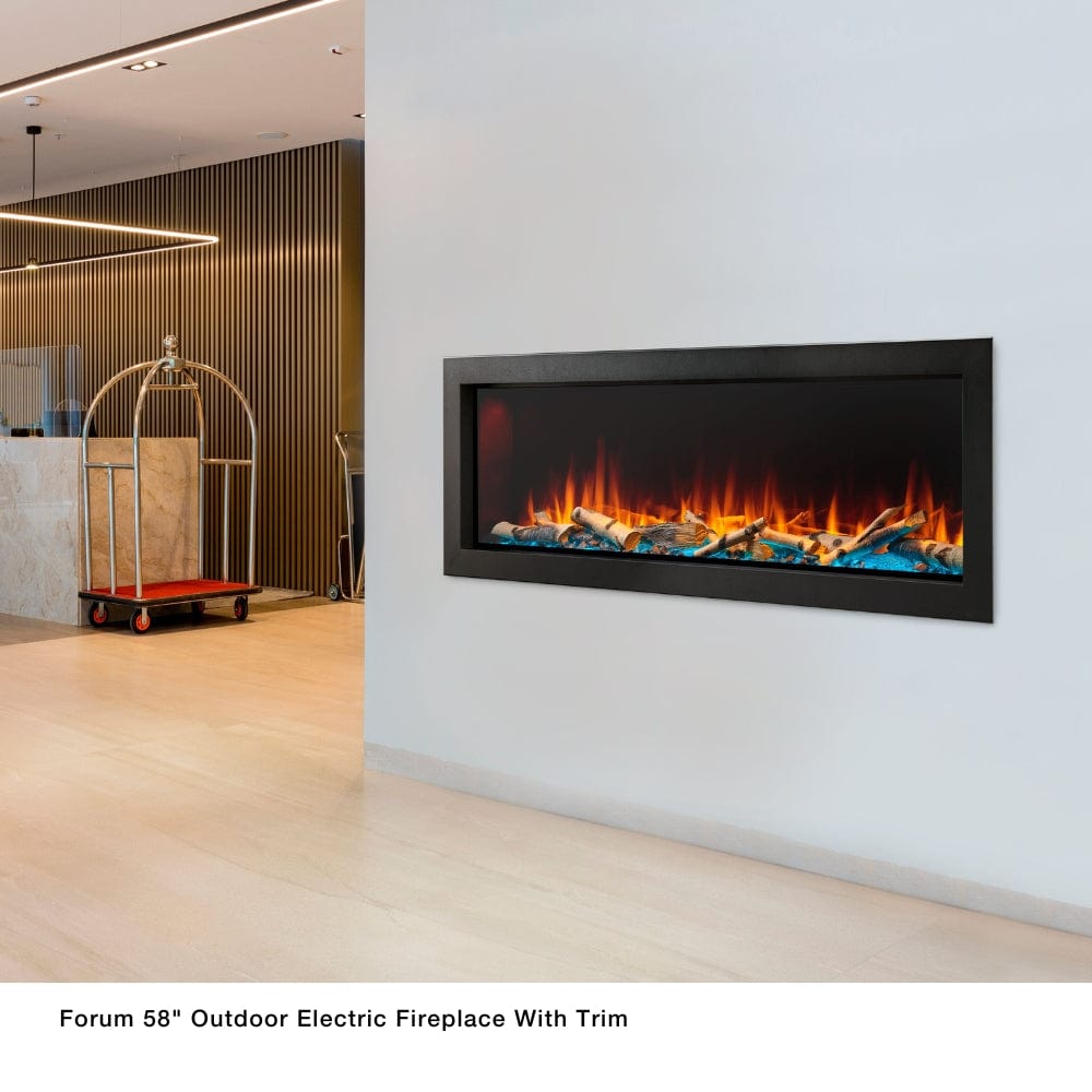 Simplifire Forum Outdoor Electric Fireplace — Modern Blaze