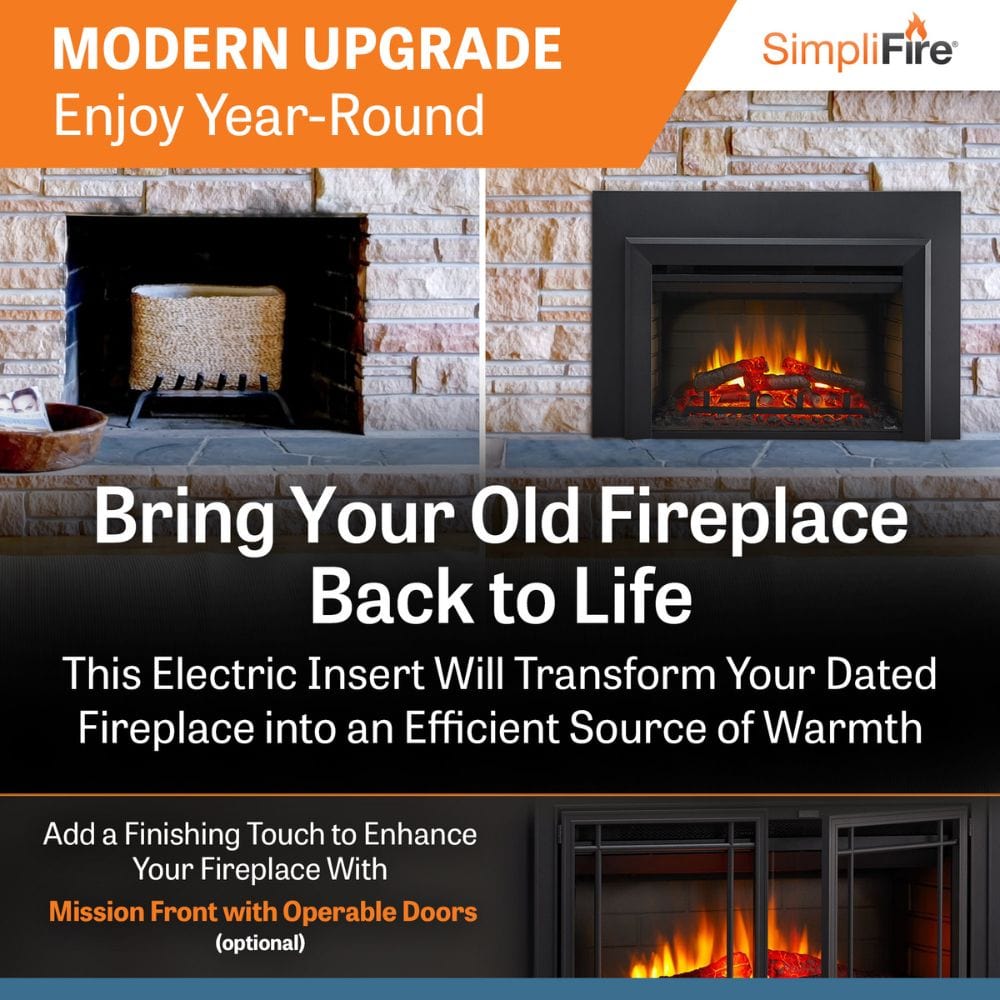 Simplifire Traditional Electric Fireplace Insert — Modern Blaze
