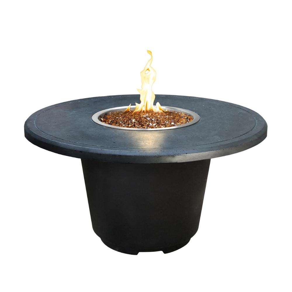 AFD Cosmopolitan 48-Inch Round Gas Fire Pit Table — Modern Blaze