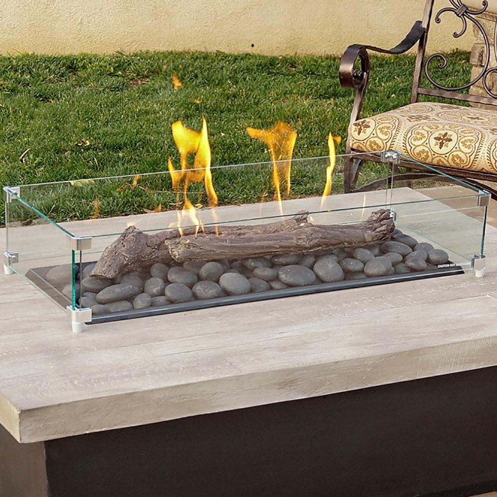 AFD Cosmopolitan 54-Inch "Reclaimed Wood" Fire Table — Modern Blaze