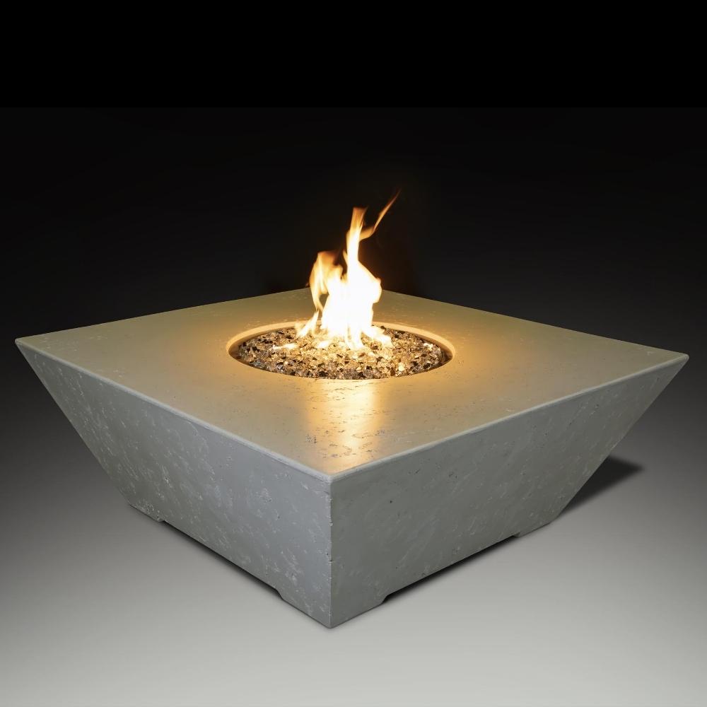 Athena Olympus 48-Inch Concrete Gas Fire Pit Table — Modern Blaze