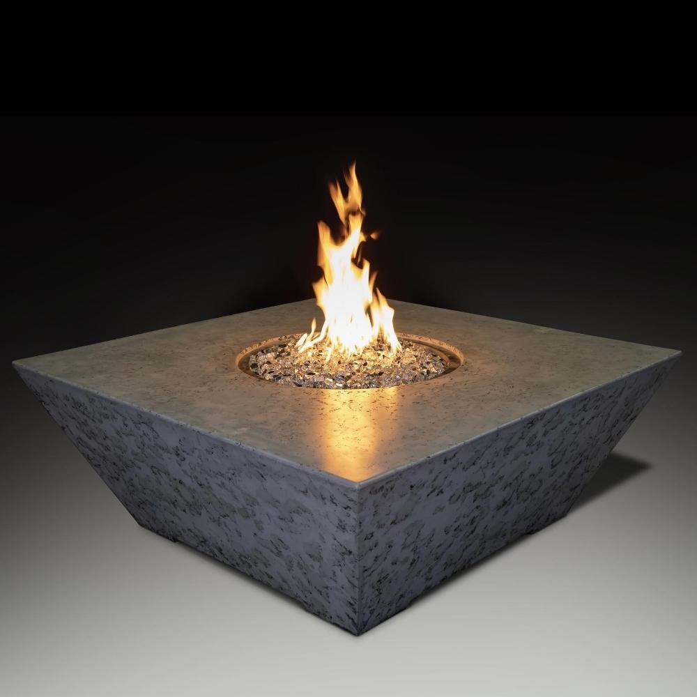 Athena Olympus 48-Inch Concrete Gas Fire Pit Table — Modern Blaze