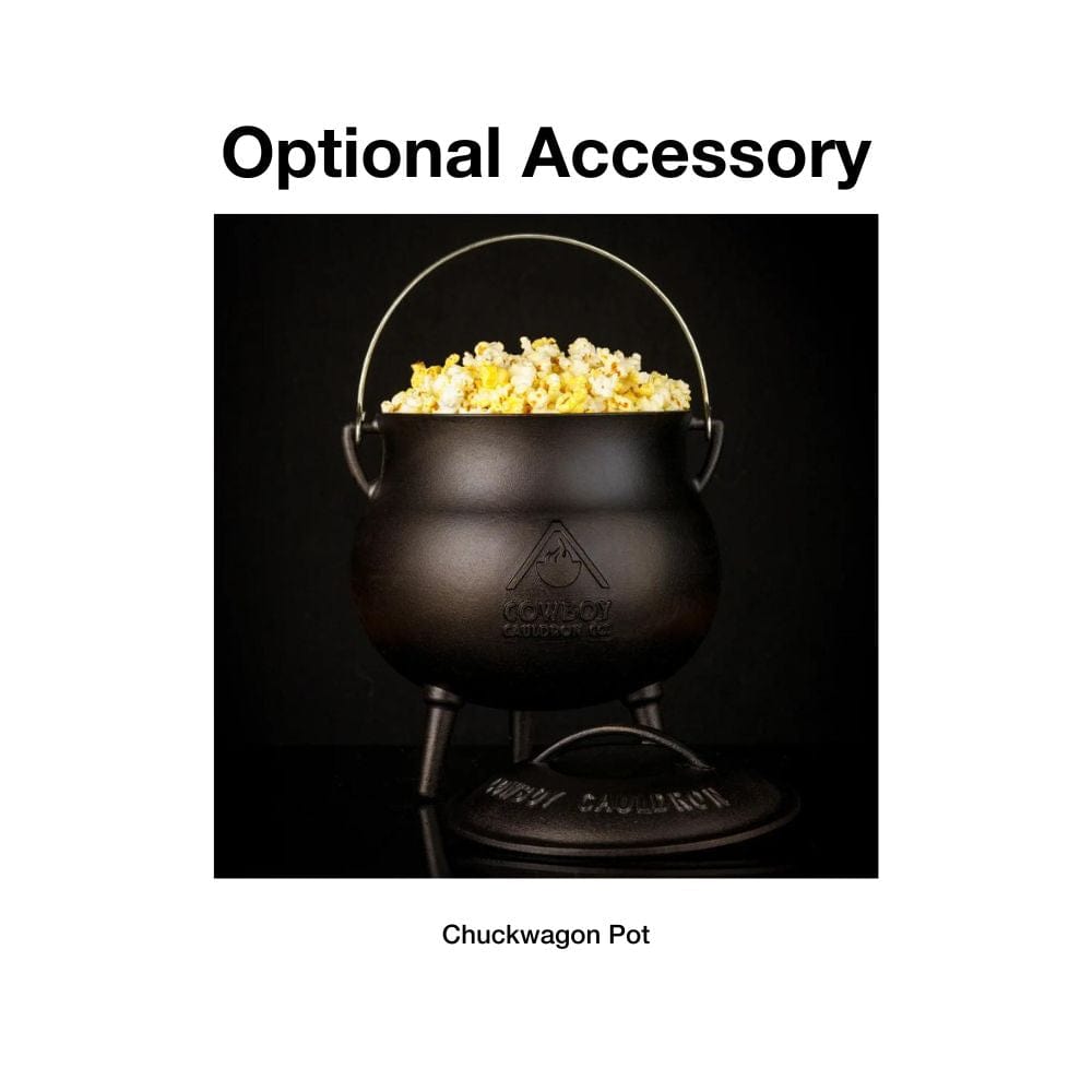 Cowboy Cauldron The Dude Steel Fire Pit Grill — Modern Blaze