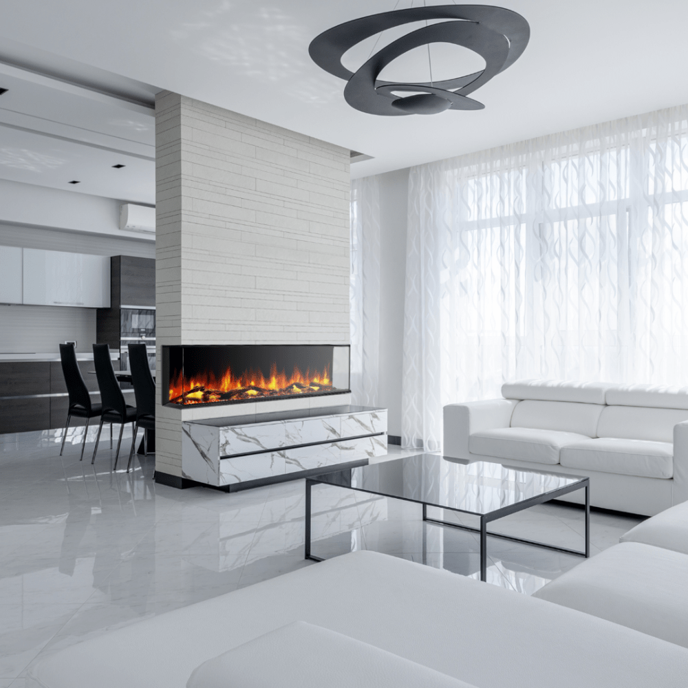 Dynasty Melody 3-Sided Smart Electric Fireplace — Modern Blaze