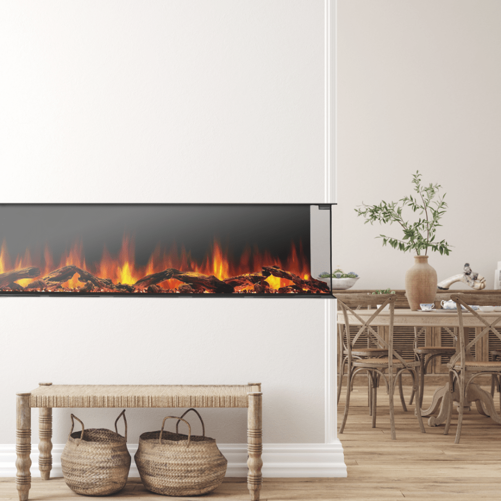 Dynasty Melody 3-Sided Smart Electric Fireplace — Modern Blaze