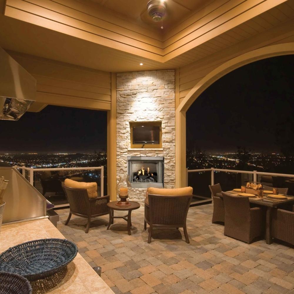 Empire Carol Rose Vent Free Outdoor Gas Fireplace — Modern Blaze