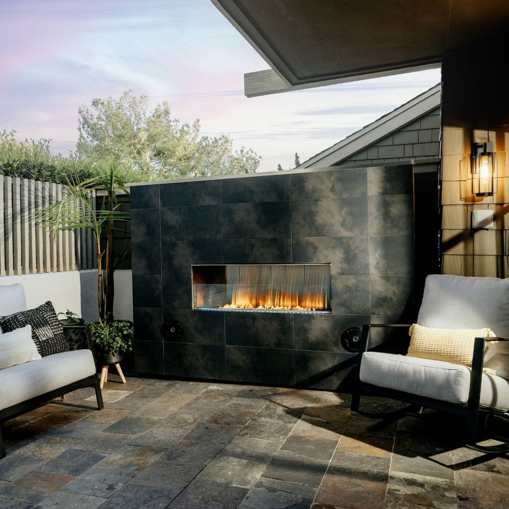 Firegear Kalea Bay Outdoor Vent Free Gas Fireplace — Modern Blaze