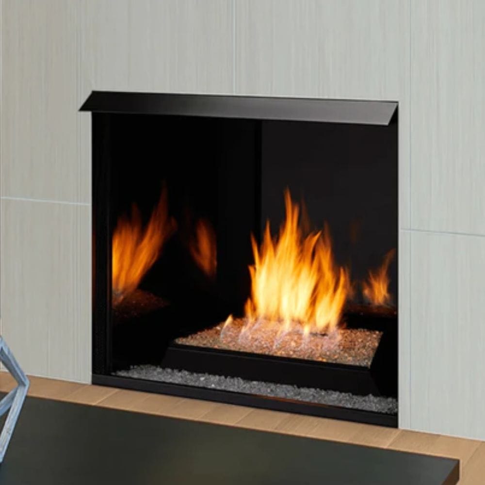 Monessen Reflective Black Glass Liner for Lo-Rider Series Fireboxes ...