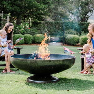 Seasons Fire Pits Vulcan Round Fire Pit — Modern Blaze