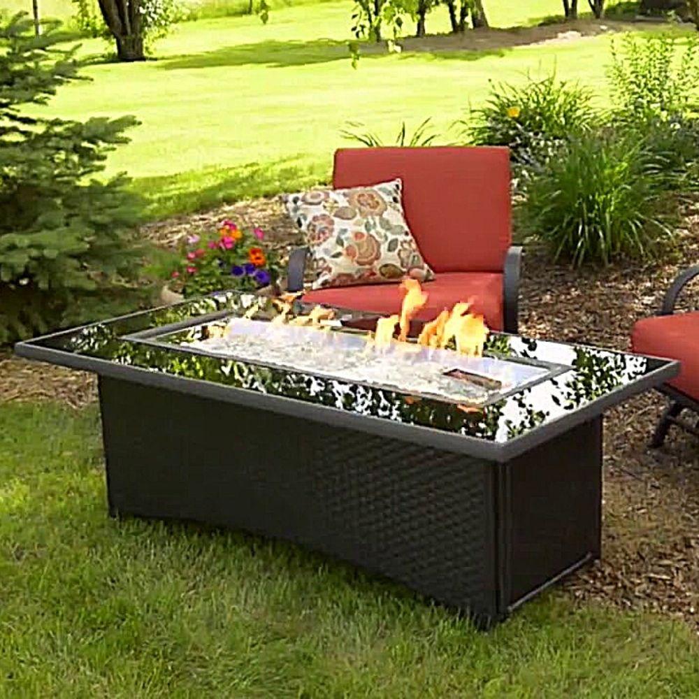 Outdoor GreatRoom Balsam Montego Gas Fire Table — Modern Blaze