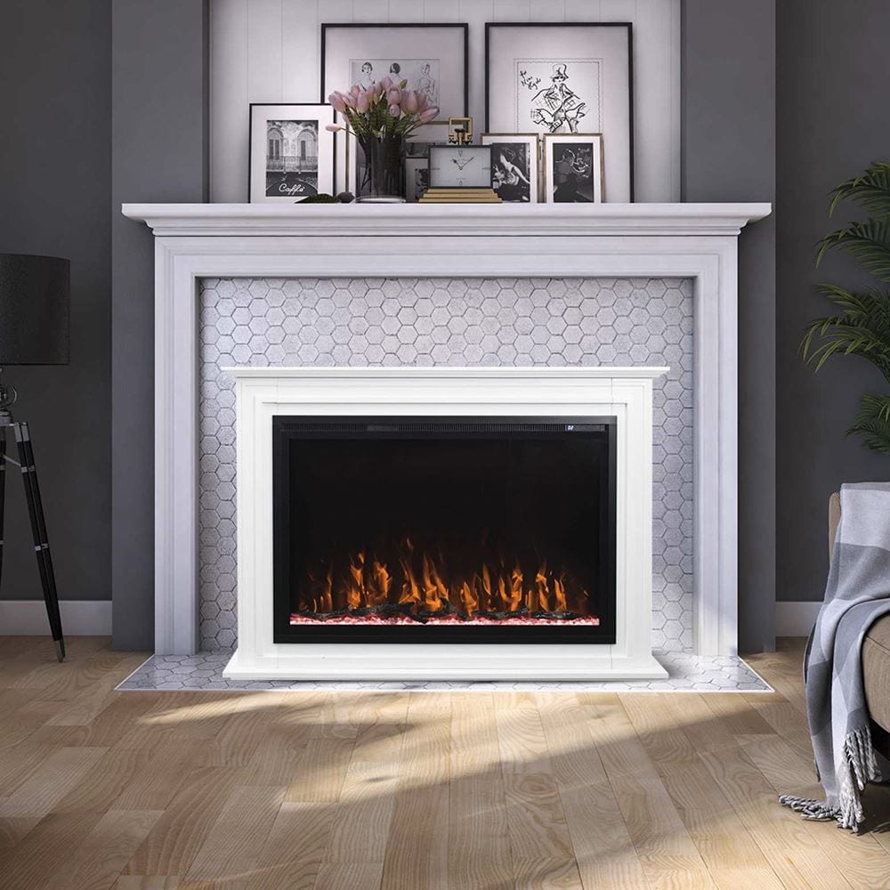 Touchstone Forte Elite 40-Inch Fireplace w/ Mantel — Modern Blaze