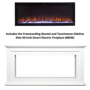 Touchstone Sideline Elite Smart Fireplace w/Mantel — Modern Blaze